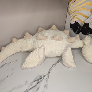 PDF Plush Big Dinosaur Crochet Pattern, Big Dinosaur Crochet Pattern ...