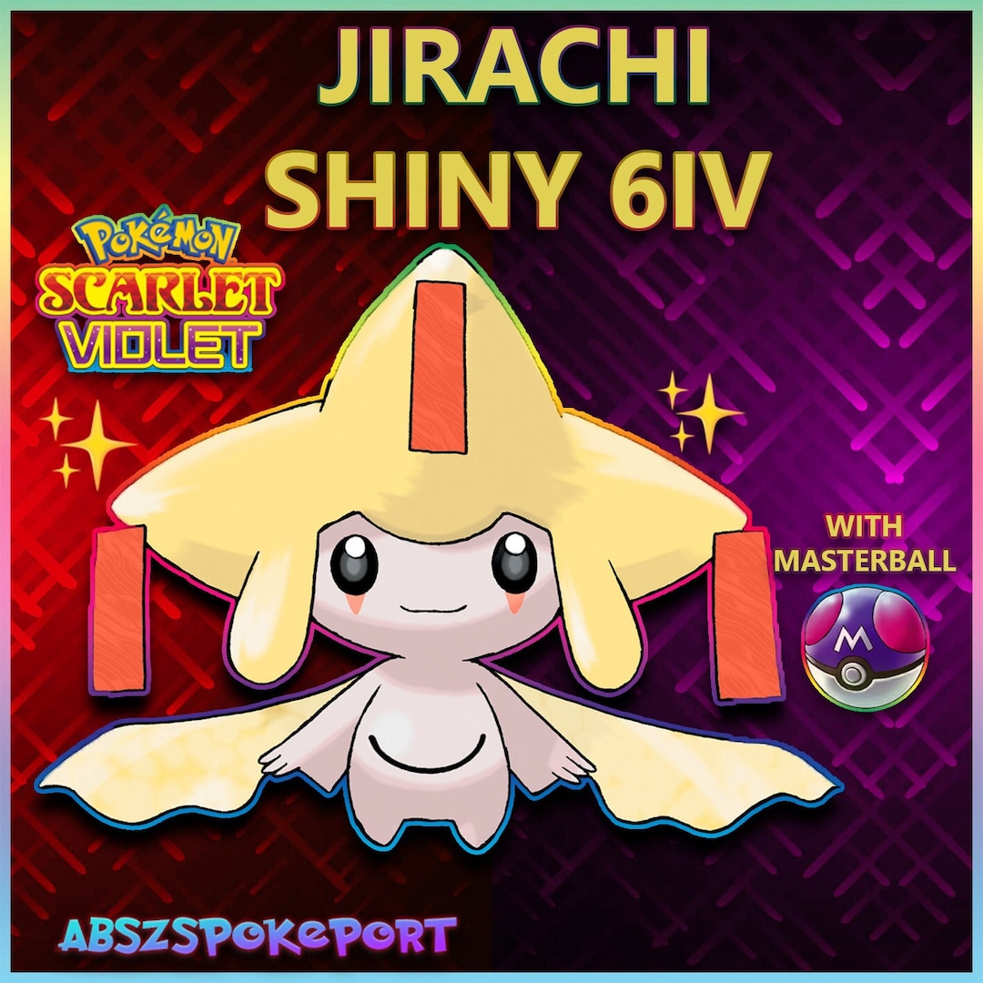 Jirachi/ Shiny 6IV/ Pokemon Scarlet and Violet/ Competitive Battle and ...