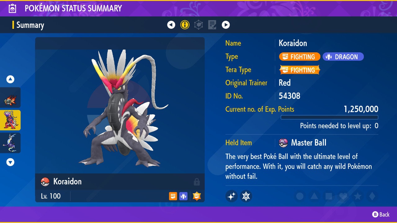 Pokémon Scarlet and Violet/ Rare Shiny Koraidon& Miraidon/ 6IV / Level ...