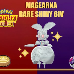 Pokémon Scarlet and Violet/ Rare Shiny Magearna/ 6IV / Level 100 ...