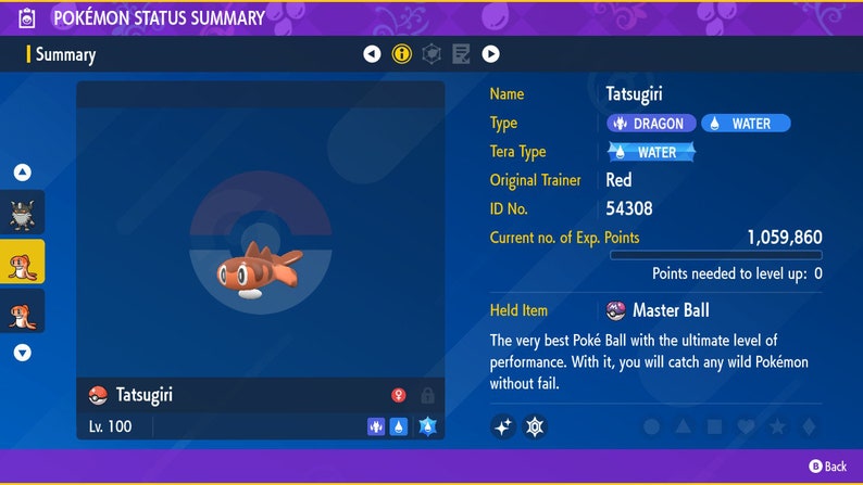 All 3 Tatsugiri Forms stretchy, Curly Droopy Bundle/ Shiny 6IV/ Level ...