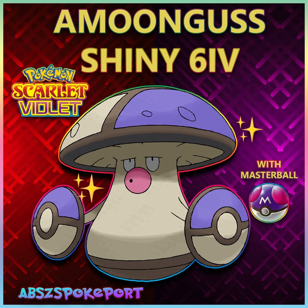 Amoonguss/ 6IV Shiny/ Pokemon Scarlet and Violet/ Competitive Battle ...