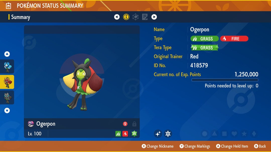 Pokémon Scarlet and Violet/ Rare Shiny Ogerpon Hearthflame - Etsy