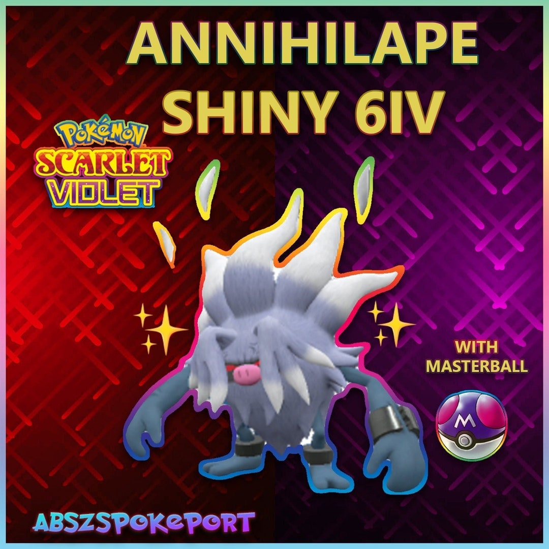 Annihilape/ 6IV Shiny/ Pokemon Scarlet and Violet/ Competitive Battle ...