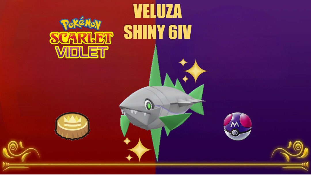 Pokémon Scarlet and Violet/ Veluza/ Shiny 6IV / Level 100/masterball/ 100% Legal - Etsy
