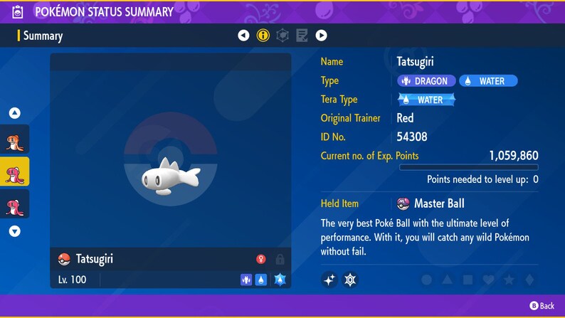 All 3 Tatsugiri Forms stretchy, Curly Droopy Bundle/ Shiny 6IV/ Level ...