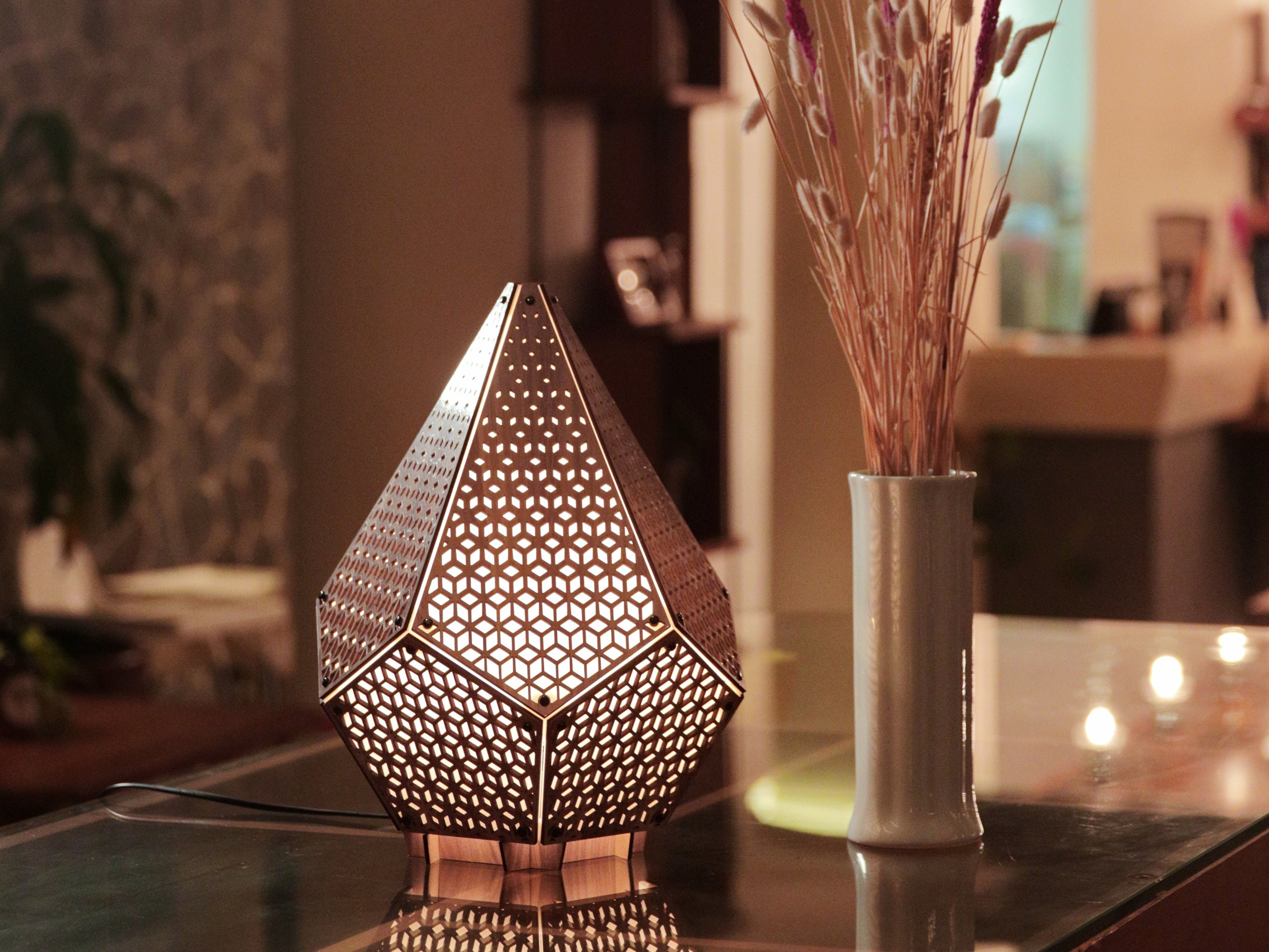 Shadow Lamp SINAR 'TESSELATE' by SAYA Light Modern Design With 10 ...