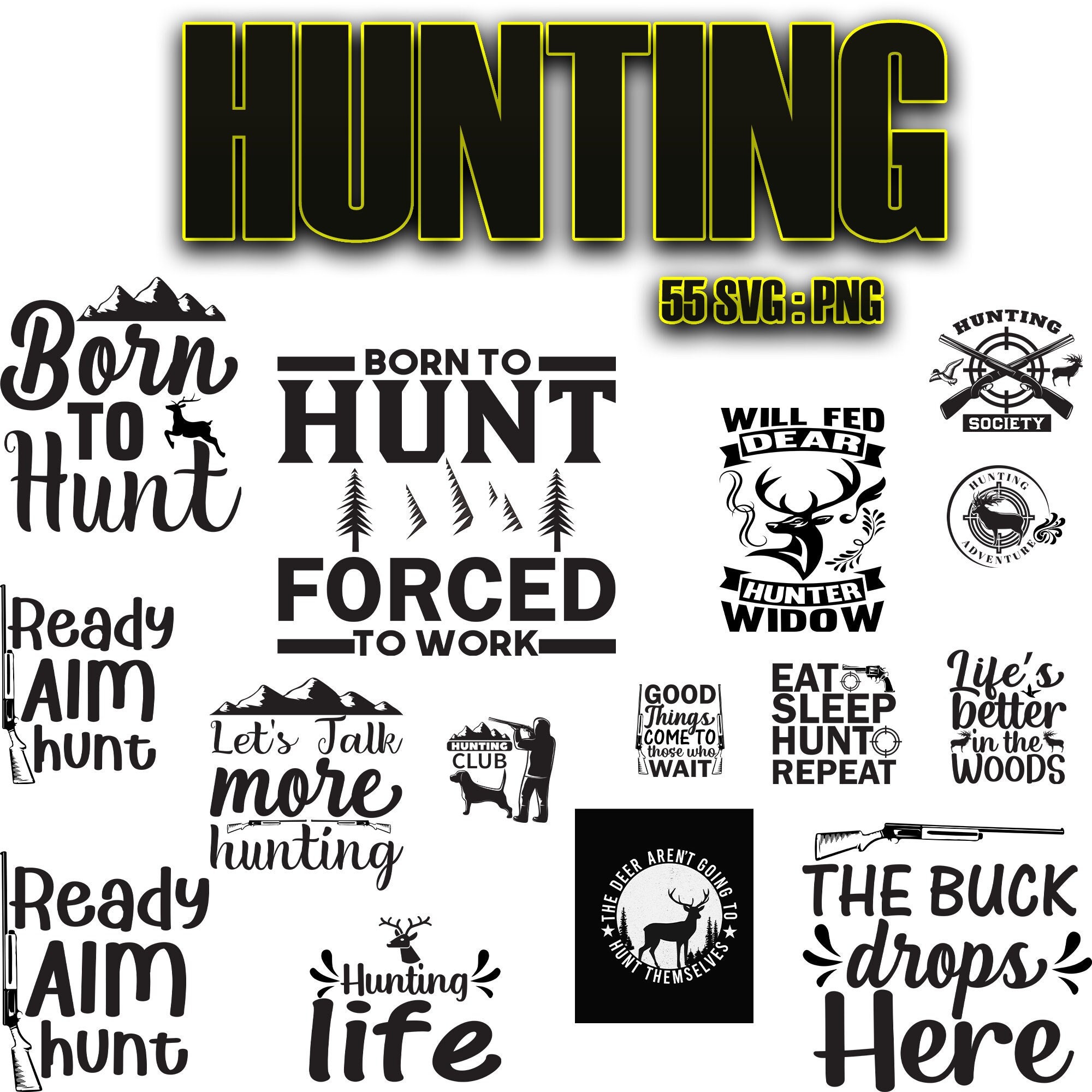 Hunting SVG Hunting Life SVG Hunter SVG Hunting Cut File Hunting Quote ...