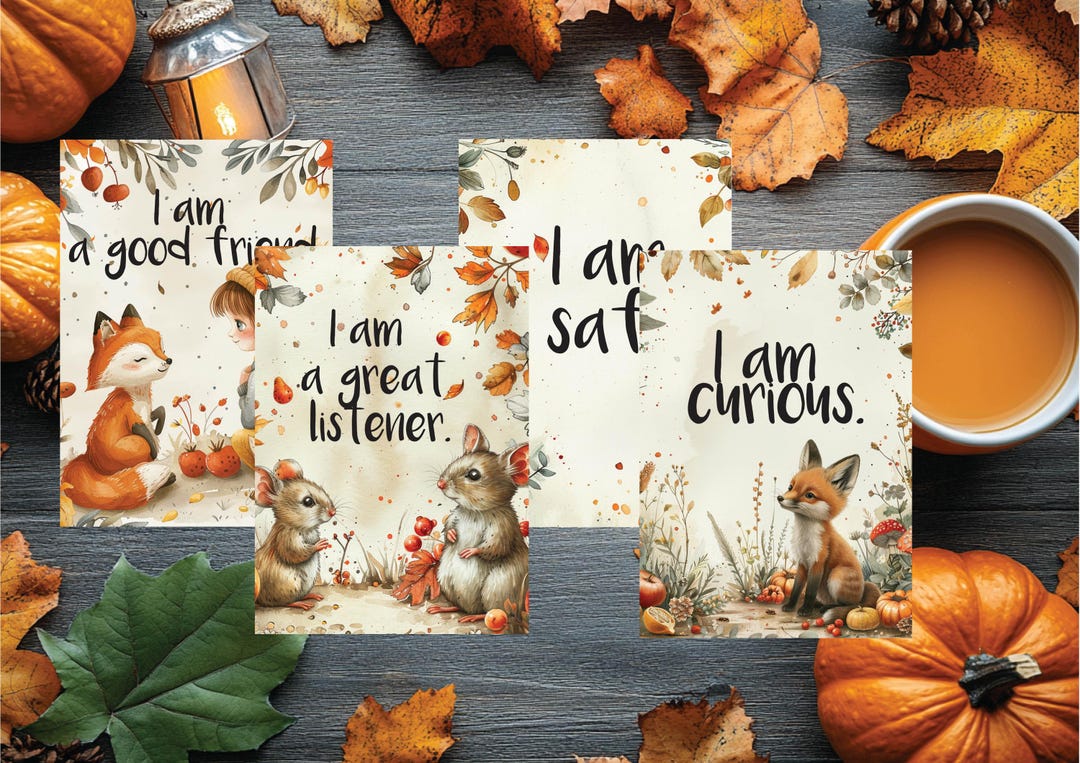 Positive Affirmation Cards for Kids | Boost Confidence, Self-esteem ...