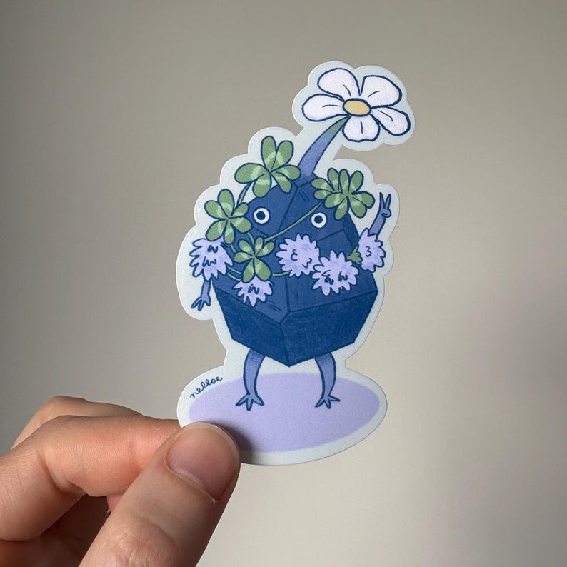 Rock Pikmin Clover Vinyl Sticker - Etsy