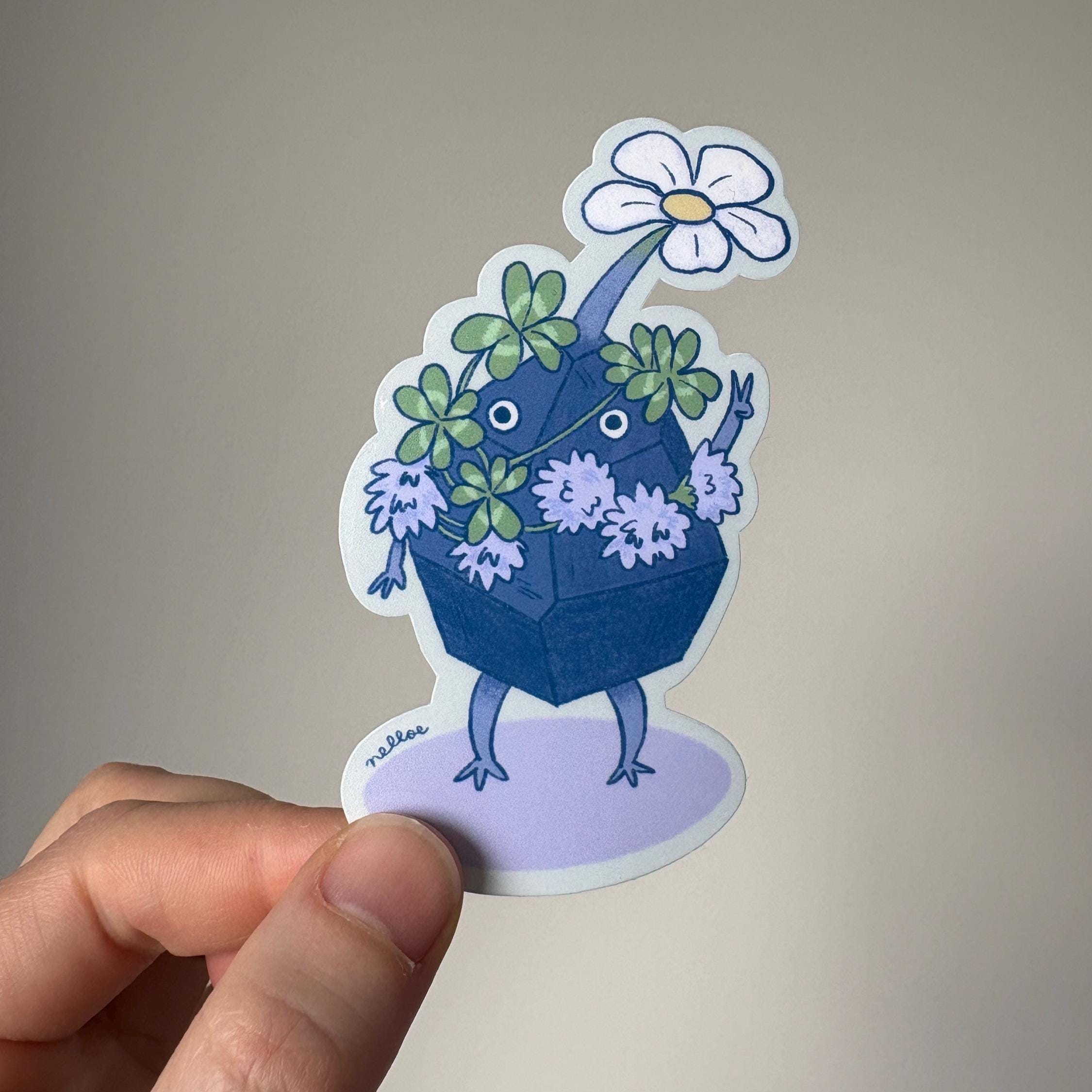 Rock Pikmin Clover Vinyl Sticker - Etsy