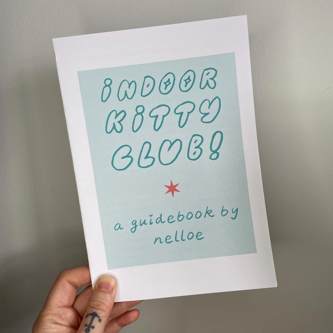 INDOOR KITTY CLUB Zine | a Guide to Indoor Cats - Etsy