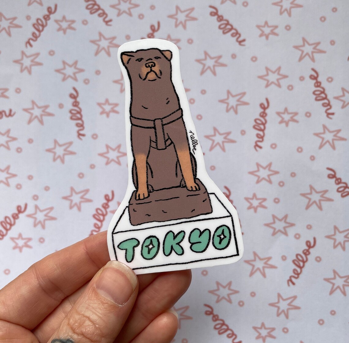 Tokyo Hachiko Vinyl Sticker - Etsy