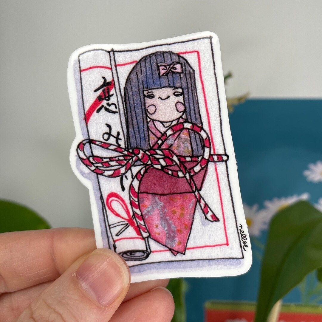 Omikuji Vinyl Sticker - Etsy