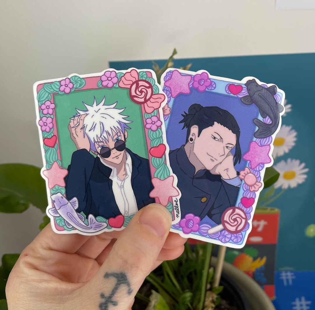 Decoden Boys Vinyl Stickers | Gojo & Geto | Holo or Gloss | Jujutsu ...