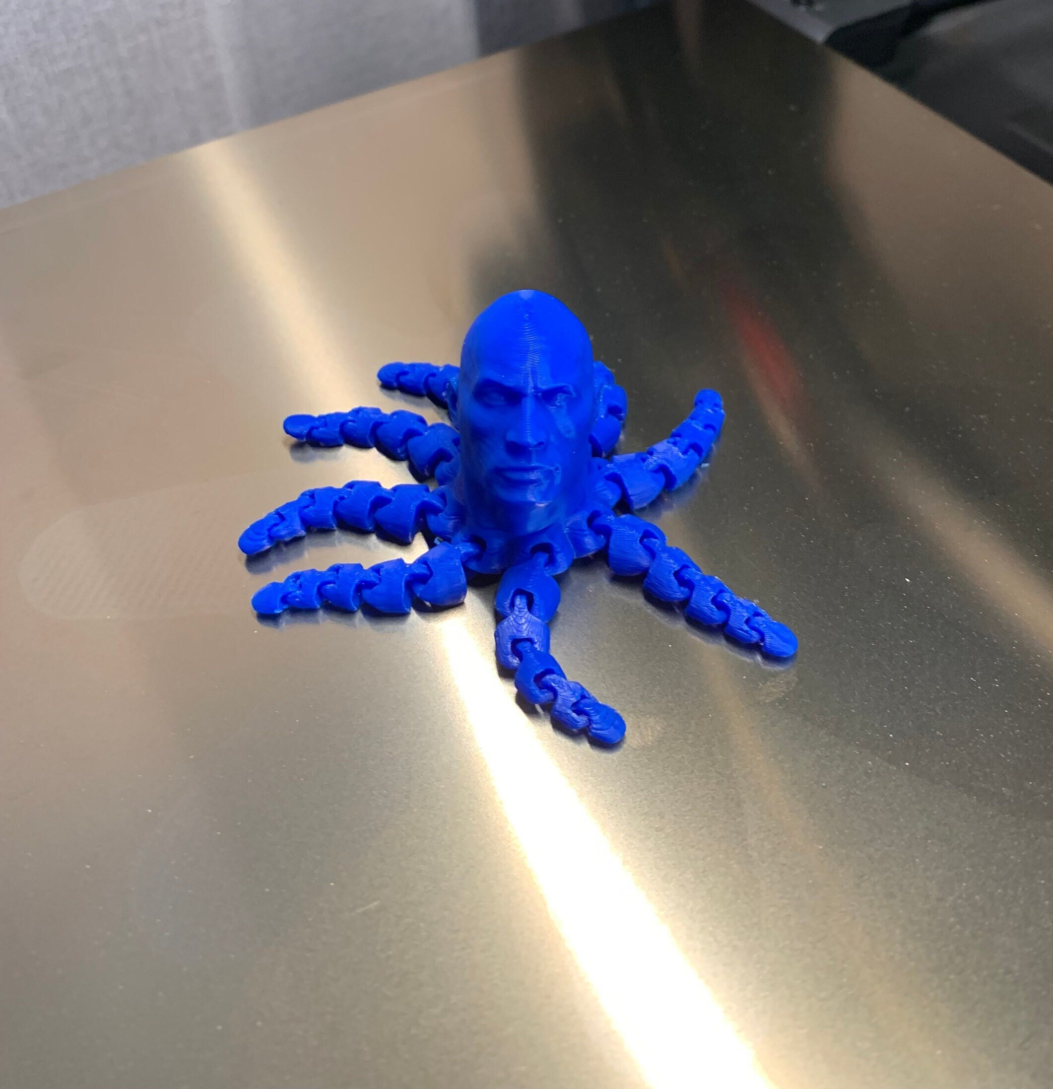 Rocktopus - Dwayne Johnson / the Rock X Octopus - 3D Printed - Etsy UK