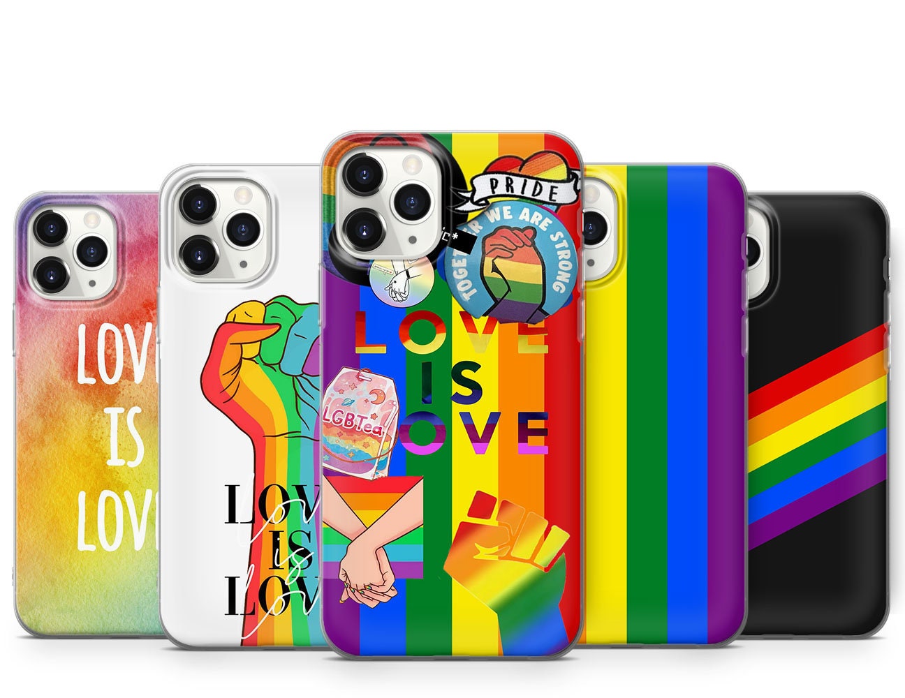 Pride LGBT Phone Case for iPhone 15 14 13 12 11 X Xs Xr Se2022 Samsung ...