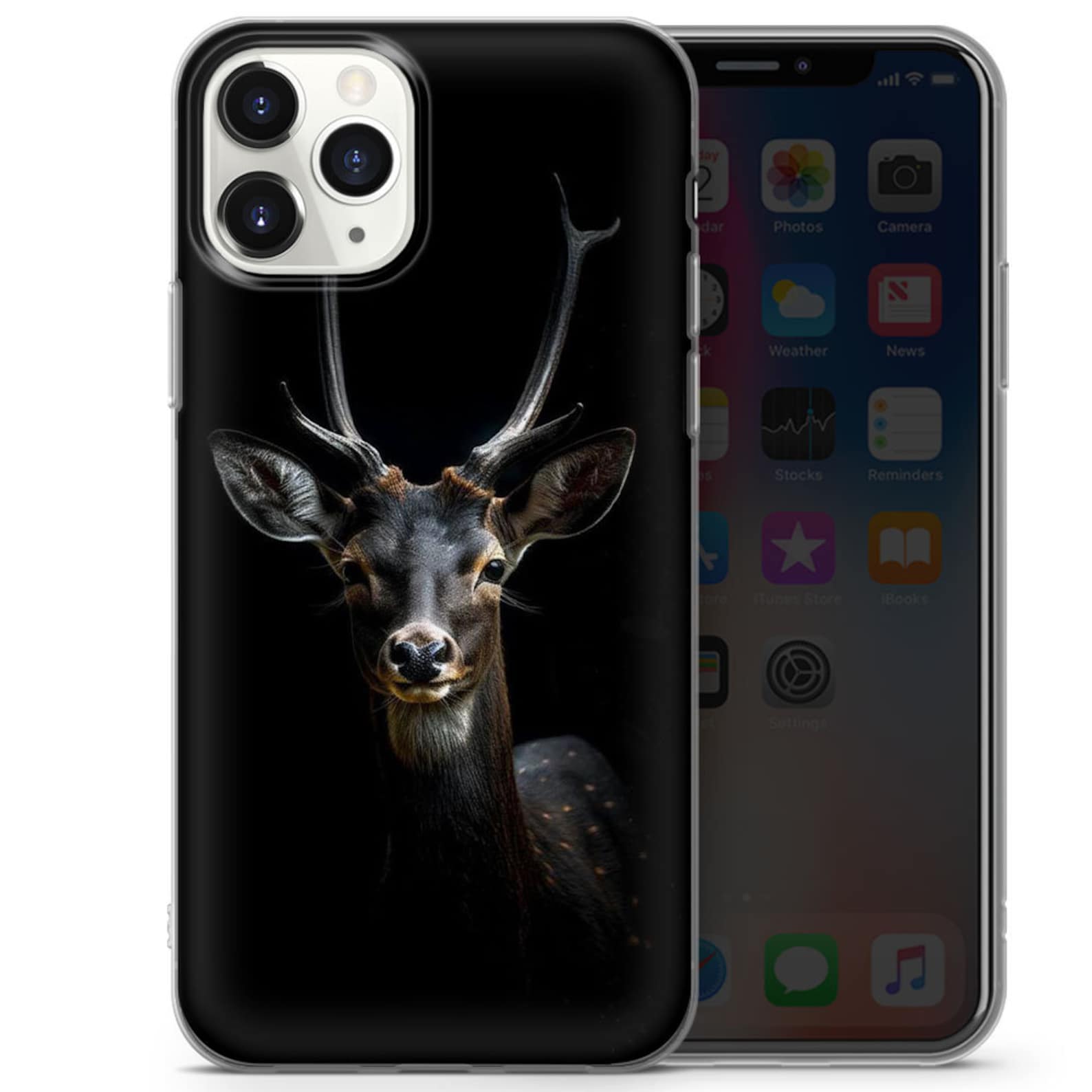 Deer Phone Case for iPhone 15 14 13 12 11 X Xs Xr Se2022 Samsung S23 ...