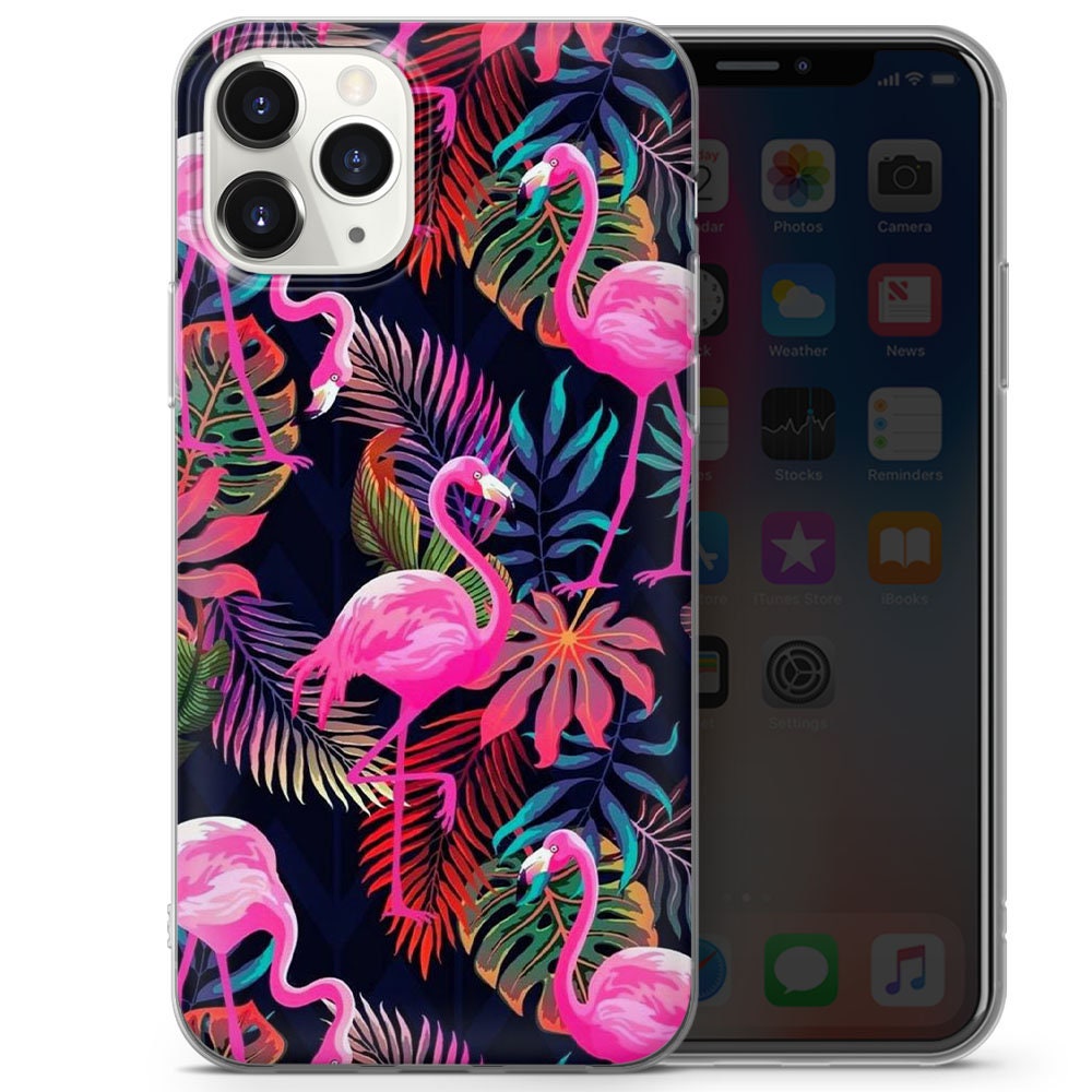 Flamingo Phone Case for iPhone 15 14 13 12 11 X Xs Xr Se2022 Samsung ...