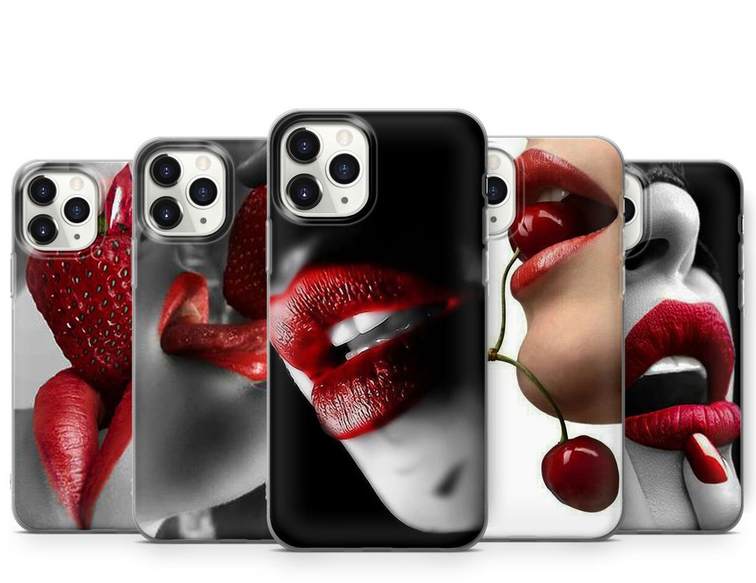 Sexy Lips Phone Case for iPhone 15 14 13 12 11 X Xs Xr Se2022 Samsung ...