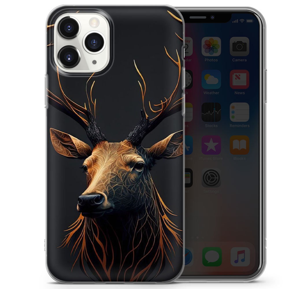 Deer Phone Case for iPhone 15 14 13 12 11 X Xs Xr Se2022 Samsung S23 ...