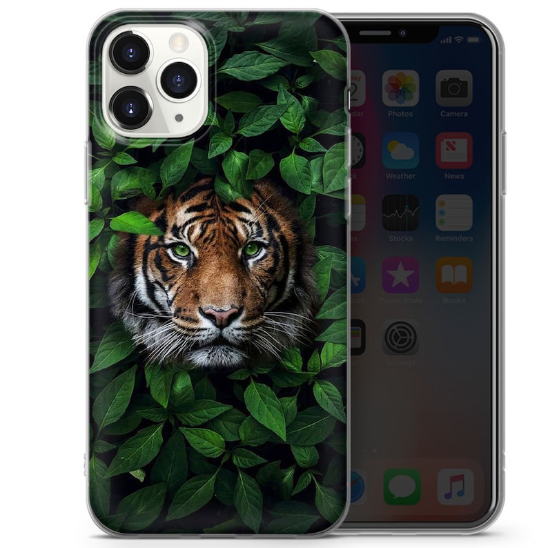 Tiger Phone Case for iPhone 15 14 13 12 11 X Xs Xr Se2022 Samsung S23 ...