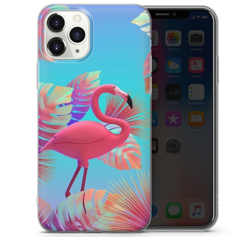 Flamingo Phone Case for iPhone 15 14 13 12 11 X Xs Xr Se2022 Samsung ...