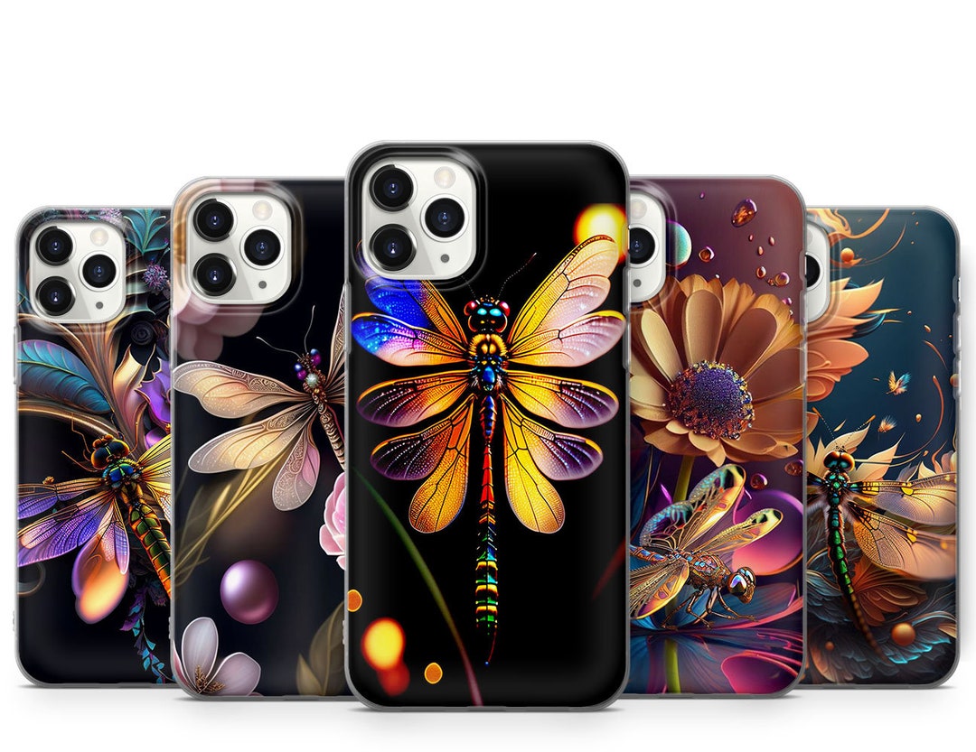 Dragonfly Phone Case for iPhone 15 14 13 12 11 X Xs Xr Se2022 Samsung ...