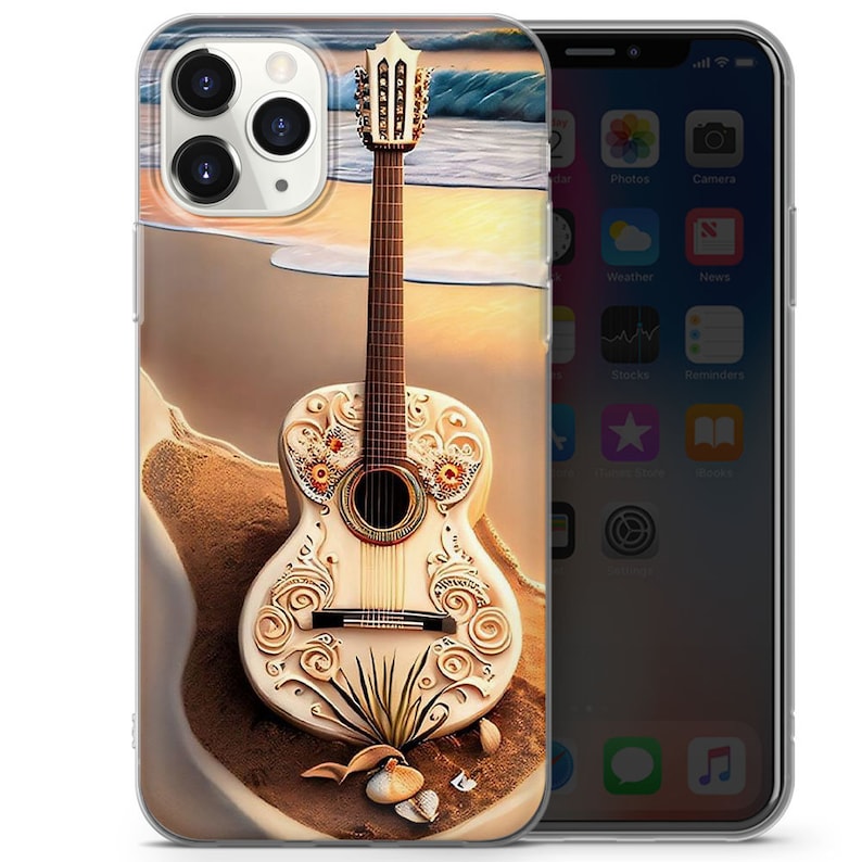 Guitar Phone Case for iPhone 15 14 13 12 11 X Xs Xr Se2022 Samsung S23 ...