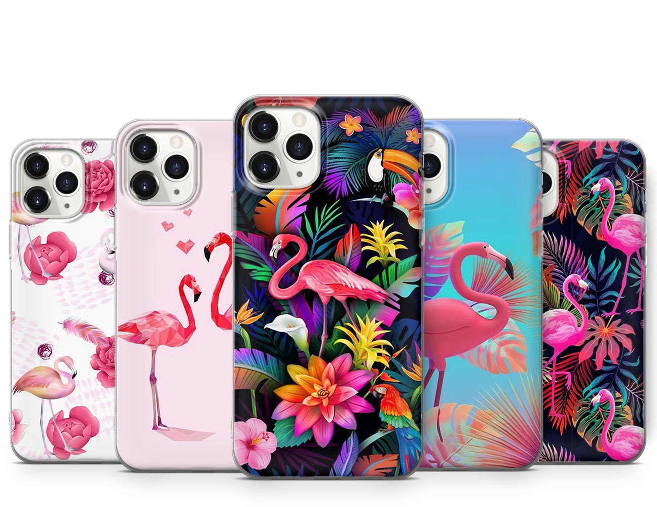 Flamingo Phone Case for iPhone 15 14 13 12 11 X Xs Xr Se2022 Samsung ...