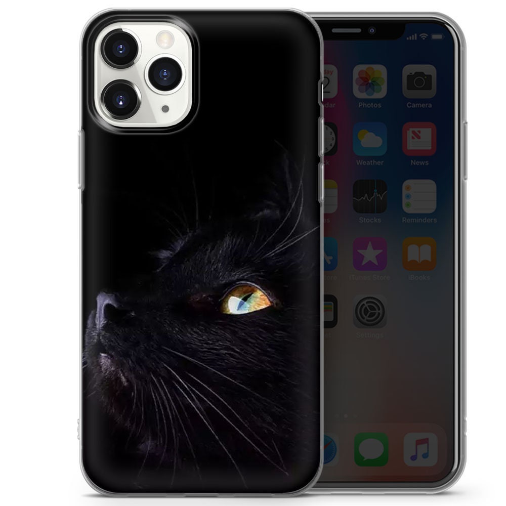 Black Cat Phone Case For Iphone 15 14 13 12 11 X Xs Xr Se2022 Samsung S23 S22 S21 S20 S10 A13 