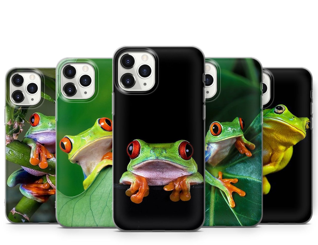 Funny Frog Phone Case for iPhone 15 14 13 12 11 X Xs Xr Se2022 Samsung ...