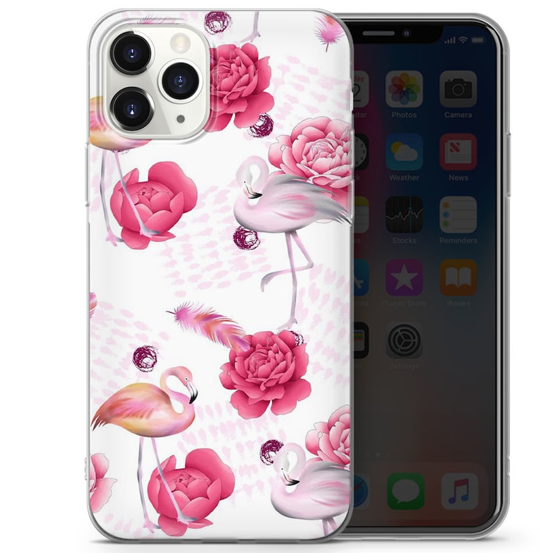 Flamingo Phone Case for iPhone 15 14 13 12 11 X Xs Xr Se2022 Samsung ...