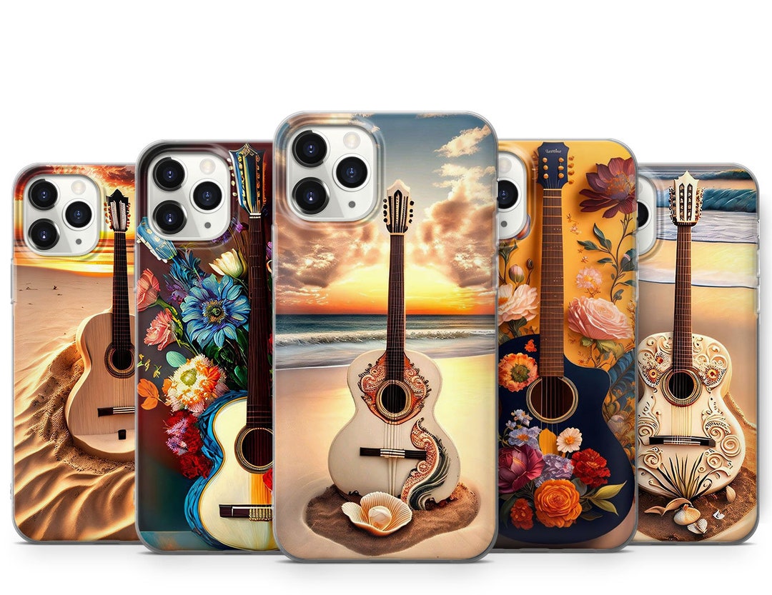 Guitar Phone Case for iPhone 15 14 13 12 11 X Xs Xr Se2022 Samsung S23 ...