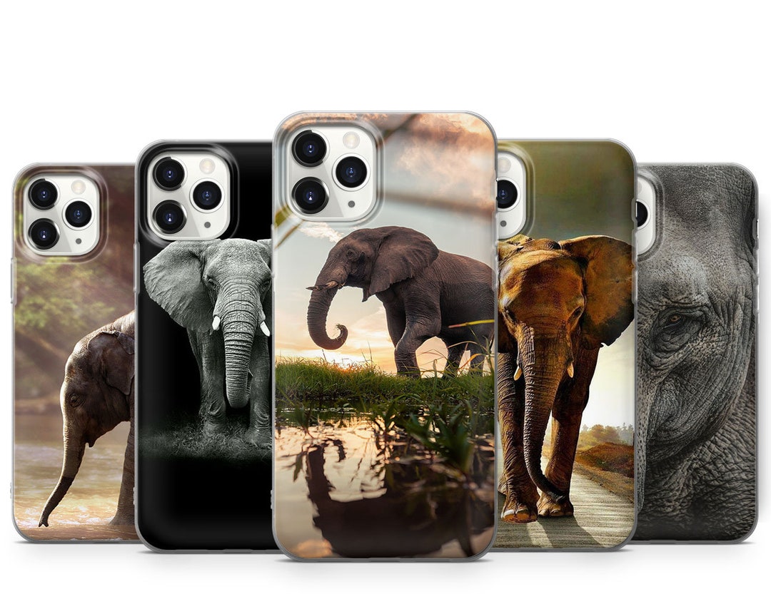 Elephant Phone Case for iPhone 15 14 13 12 11 X Xs Xr Se2022 Samsung ...