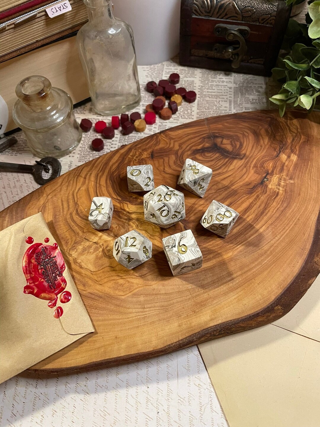 The Department Some Gold Variant Polymer Clay Sharp-edged Polyhedral ...