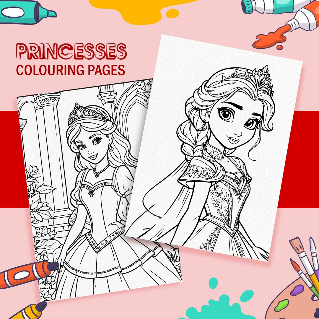 Royal Princess Coloring Pages | Kids Activities | Fun Printable ...