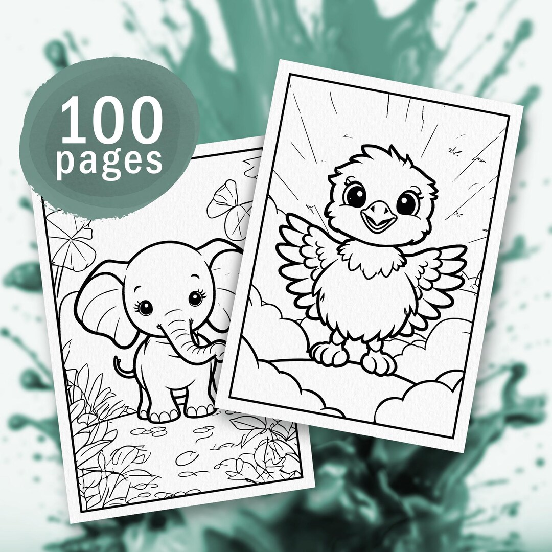 Printable Animal Coloring Book for Kids | Fun and Creative Digital ...