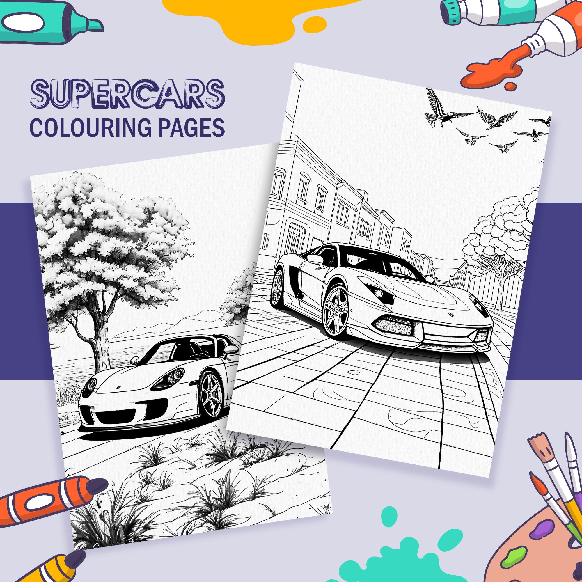 Luxury Car Coloring Pages | Rolls-royce, Bentley, Maserati | Printable ...