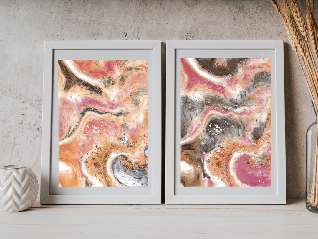Abstract Coastal Seaside Saltwater Waves Artwork Digital Art - Etsy