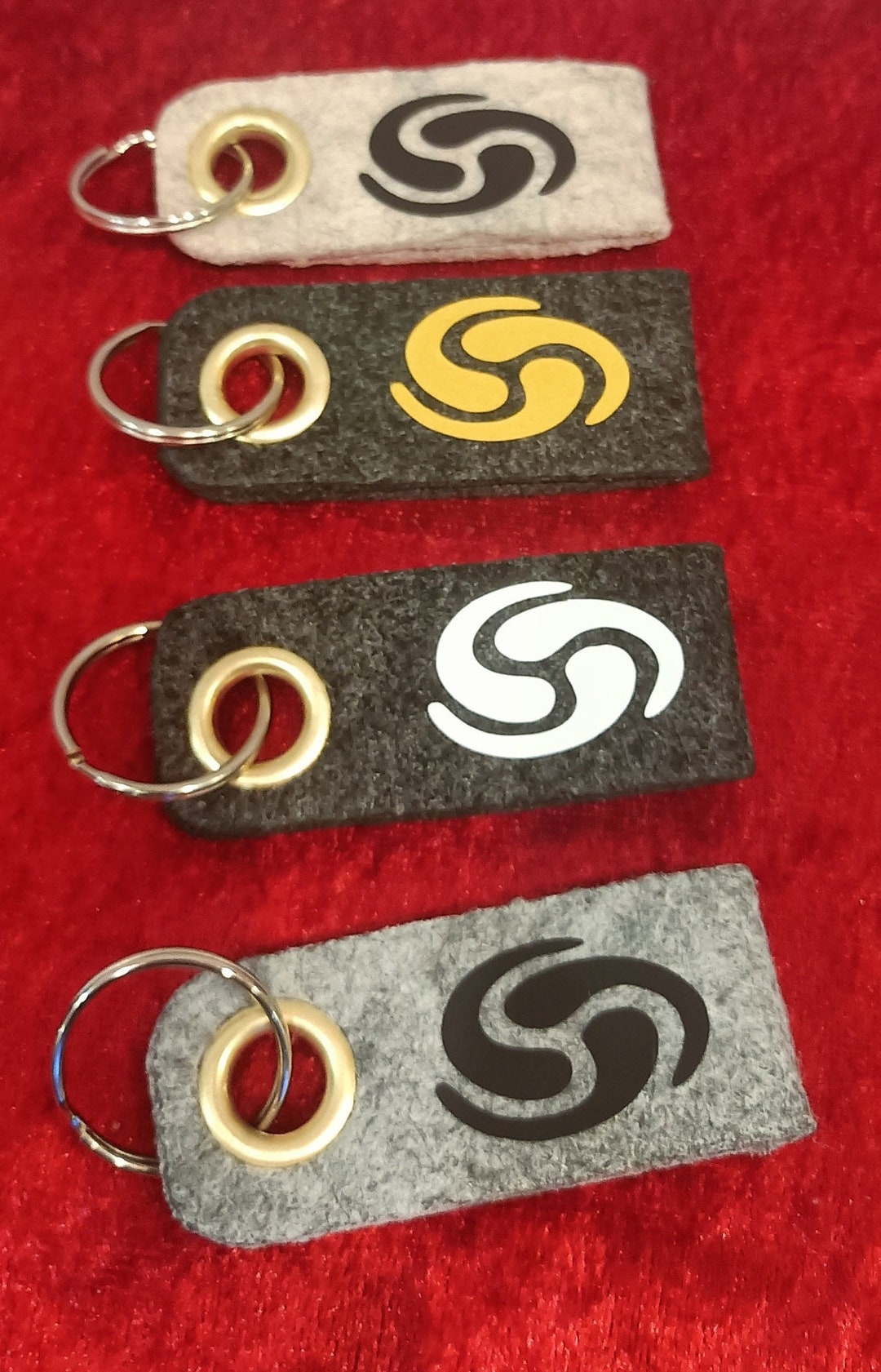 Simson Suhl, WIRBEL, Key Pendant, Felt, Lettering, DDR, IFA Vintage ...