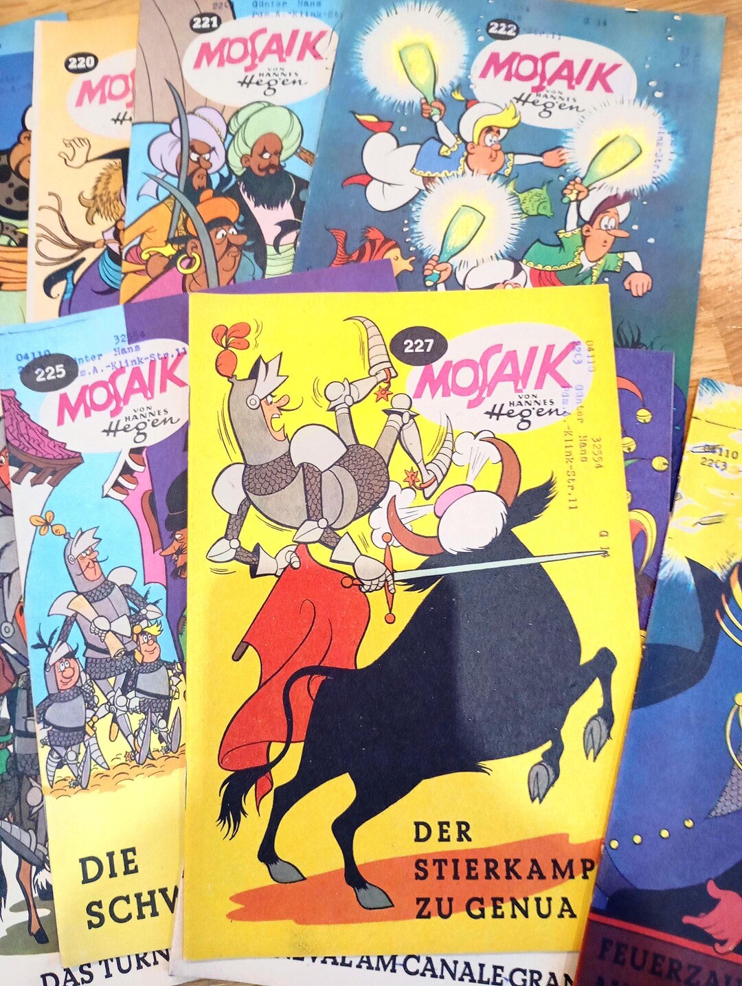 Mosaik Magazine, Hannes Hegen, GDR Comic With Digedags, FDJ, Vintage ...