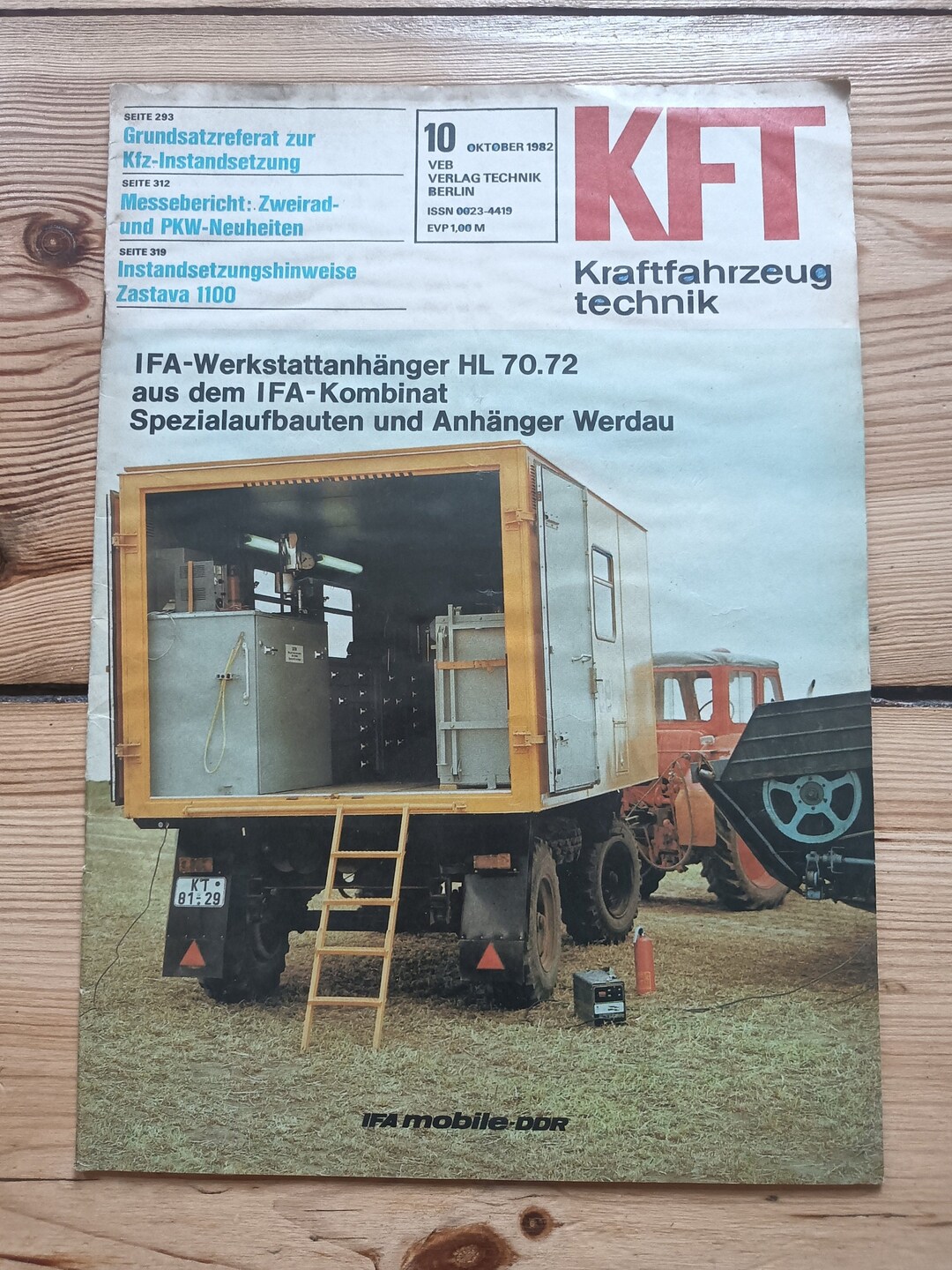 KFT Magazine GDR IFA Simson Mz Trabant Wartburg 10/1982 - Etsy