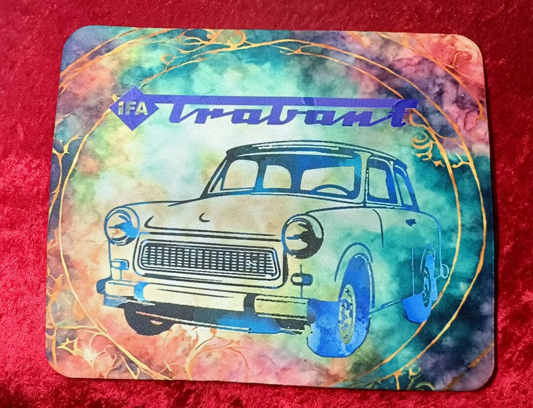 Mouse Pad, Trabant 601, GDR, IFA, Zwickau, East Germany, Trabi, PC ...