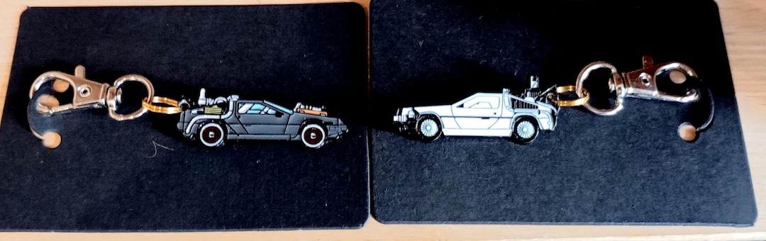Delorean DMC-12 Keychain, Key Chain, Car, Back to the Future, Back to ...