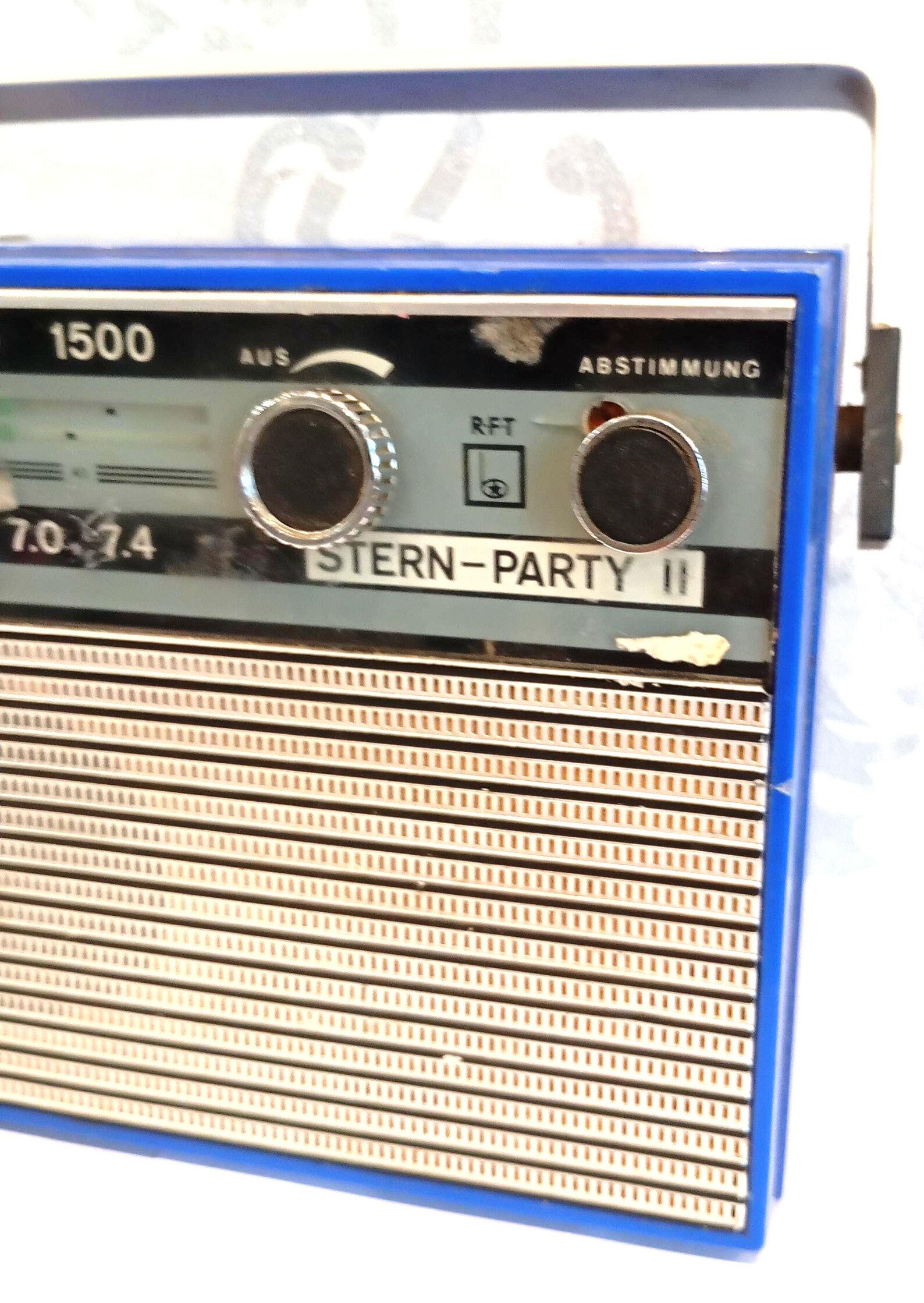 RFT Stern-Party 2, Camping Radio Blau, DDR, VEB Kombinat Stern-Radio ...
