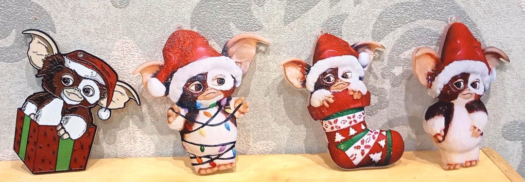 Christmas Tree Ornament, Gizmo From Gremlins, Movie Character, Gismo ...