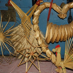 Amazing Set of Swedish Straw Figure / Design / Many Different / Lovely ...