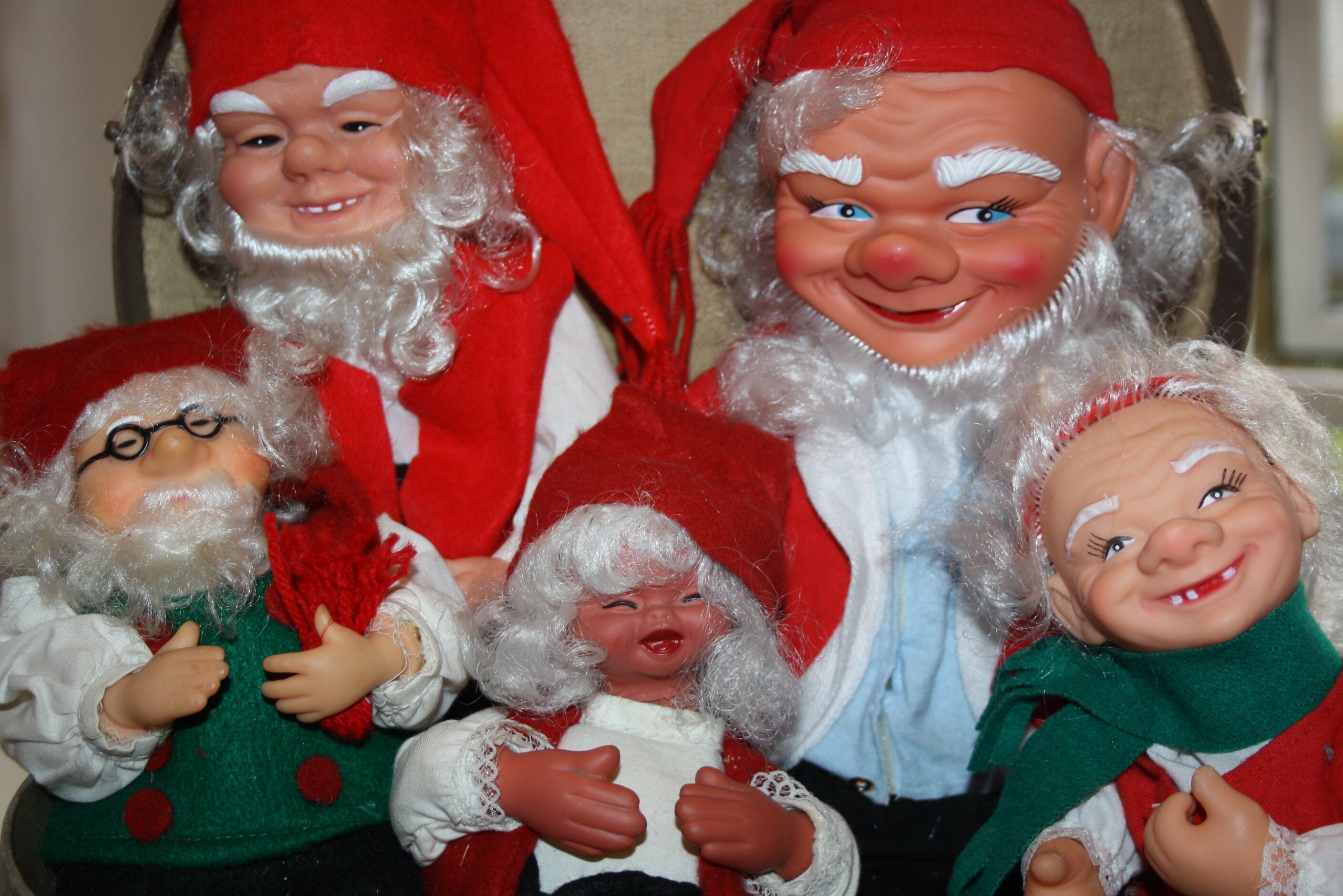Rare Find/ Amazing Gnomes / 5 Different Vintage Gnomes / All in ...