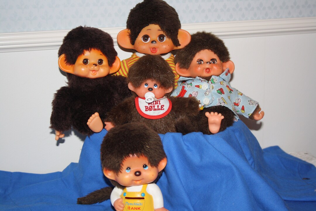 Bølle Bob / Monchhichi / Vintage Monkeys / Chose Your Favorite - Etsy